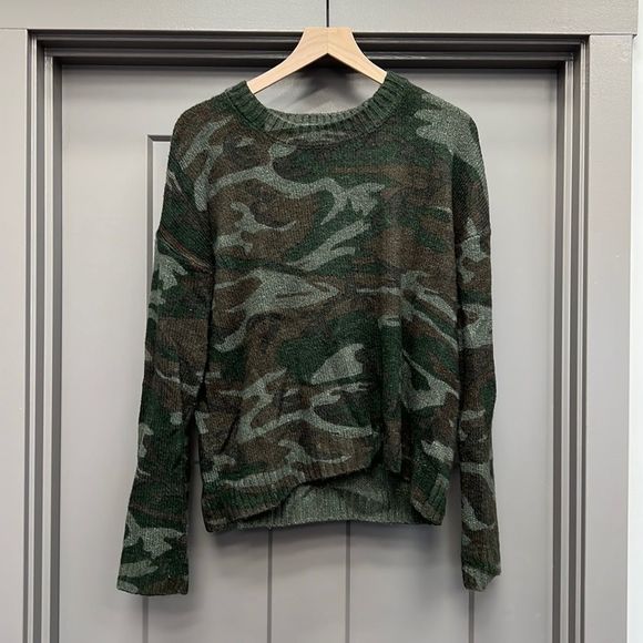 Rails | Sweaters | Railsperci Woolsweater In Jungle Camo Sz L | Poshmark